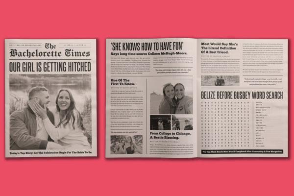 The ultimate guide to making a bachelor or bachelorette party newspaper ...